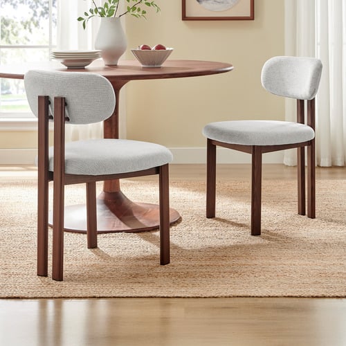 Core Living Landree Upholstered Dining Chairs | Temple & Webster