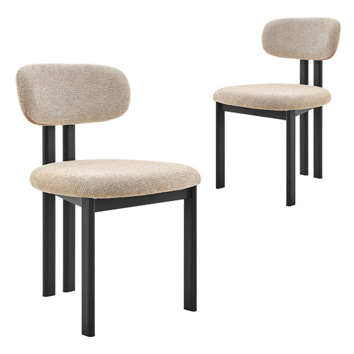 Core Living Landree Upholstered Dining Chairs | Temple & Webster
