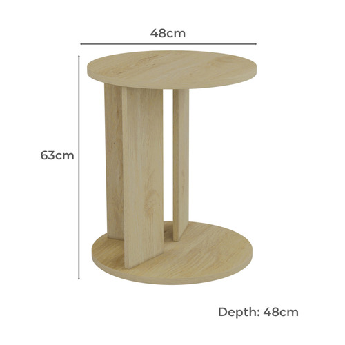 Core Living Hugo Side Table | Temple & Webster