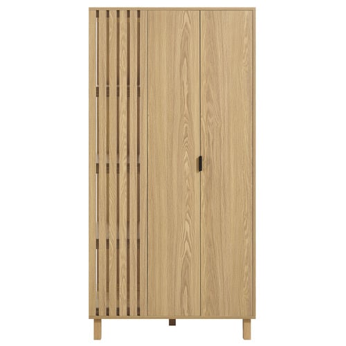 Core Living Anela 2 Door 4 Shelf Wardrobe | Temple & Webster
