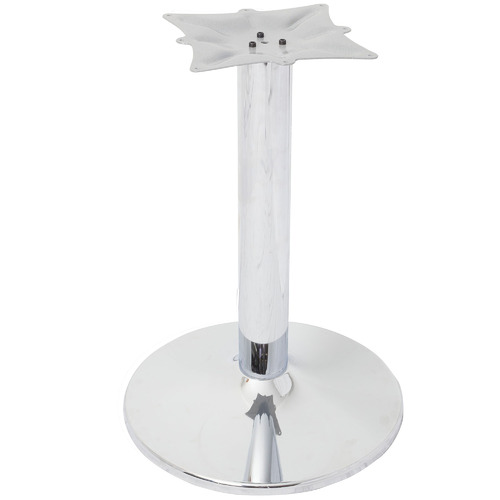 Hero Chrome Round Table Frame | Temple & Webster