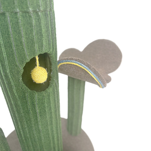 164.5cm Avery Cactus Cat Scratching Tree | Temple & Webster
