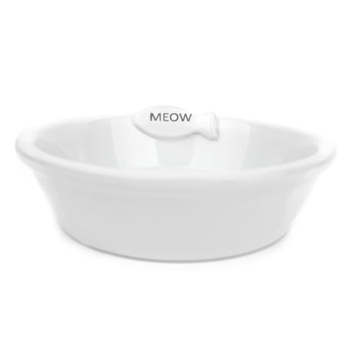 Cattitude Emmy Ceramic Cat Bowl | Temple & Webster
