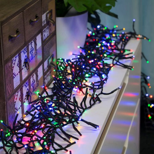 Temple & Webster 720 Multi-Coloured LED Cluster Lights