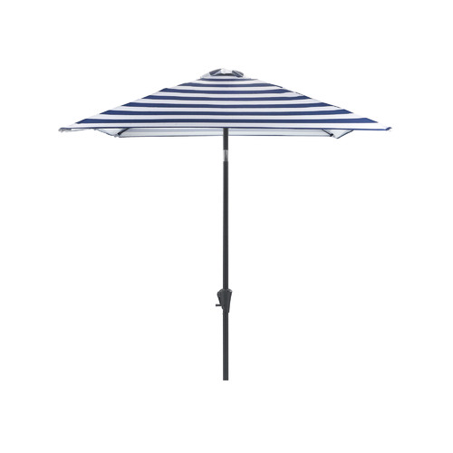 Temple & Webster 2.7 x 1.8m Brighton Striped Rectangular Market Umbrella