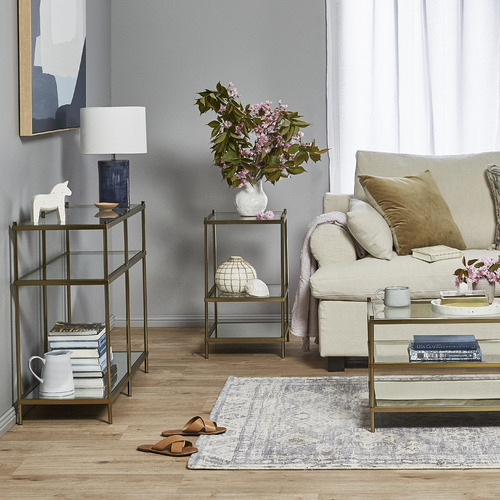 Temple And Webster Francesca Glass Side Table