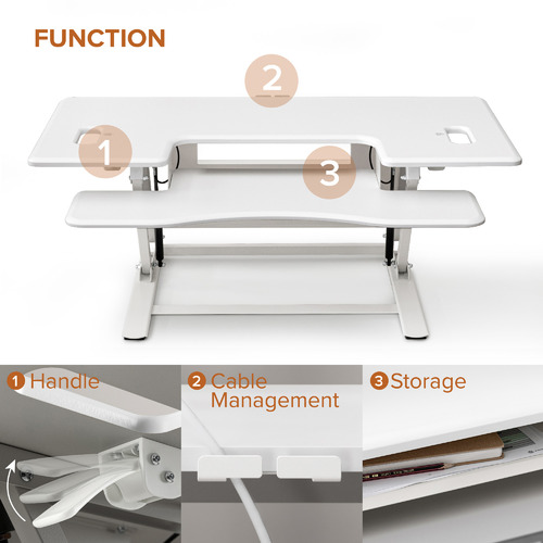 Temple & Webster Extra Large Newton Adjustable Desk Riser