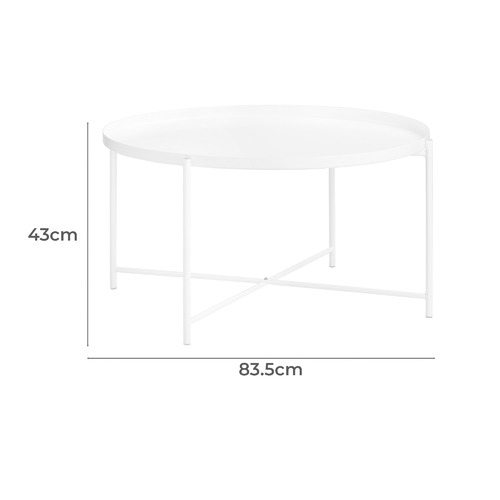 Temple & Webster Maximus Steel Coffee Table