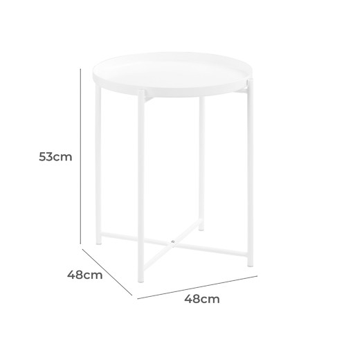 Temple & Webster Maximus Steel Side Table