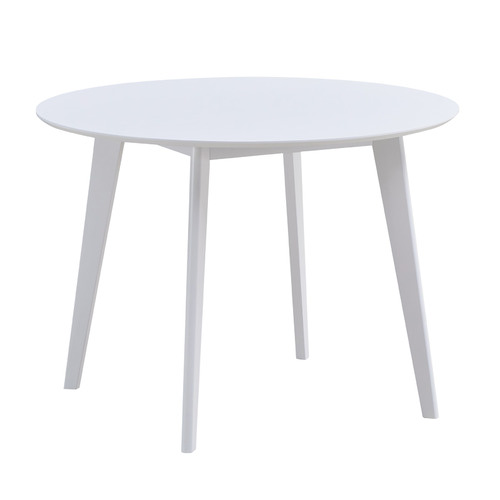 White Larsen Round Dining Table | Temple & Webster