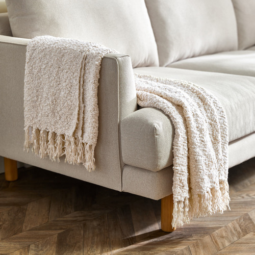 Temple & Webster Mia Boucle Throw