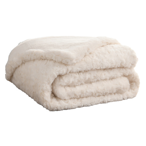 Serene Faux Fur Throw | Temple & Webster