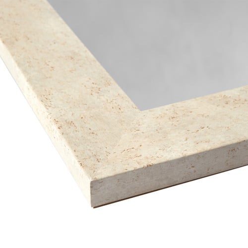 Temple & Webster Travertine-Look Wall Mirror