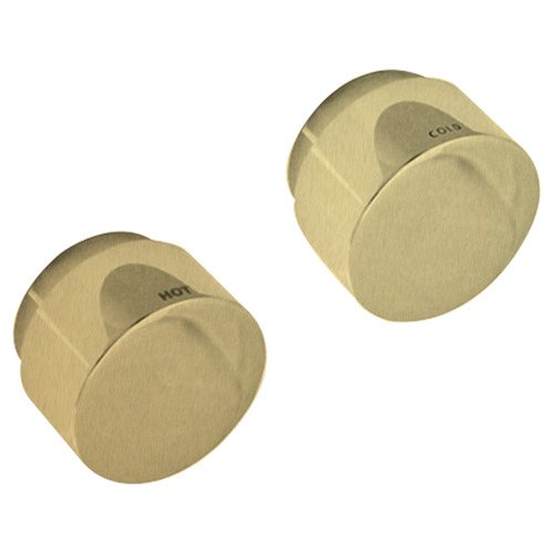 Clovelly Brushed Gold Round Wall Top Assembly | Temple & Webster