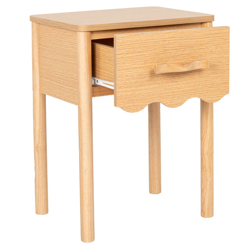 Temple & Webster Kids' Kye Wavy Bedside Table