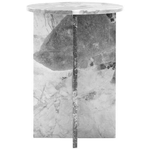 Temple & Webster Maria Marble Side Table