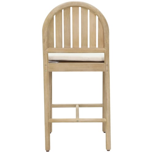Temple & Webster 67.4cm Corfu Acacia Wood Outdoor Bar Stools