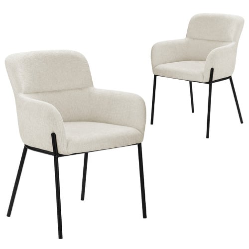 Temple & Webster Andra Upholstered Dining Chairs