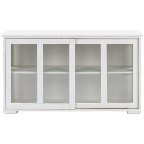 Temple & Webster 107cm Sonia Glass Sideboard