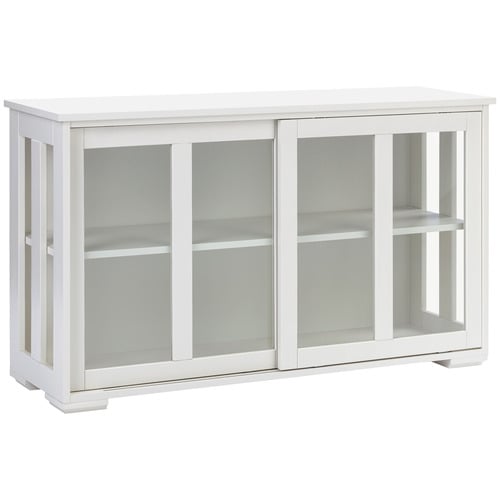 Temple & Webster 107cm Sonia Glass Sideboard
