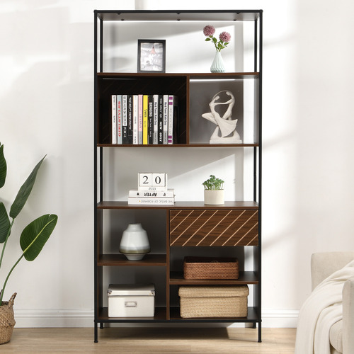 Temple & Webster Caius 8 Shelf Bookcase