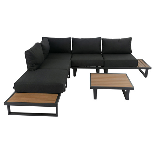 Temple & Webster 5 Seater Kat Outdoor Modular Sofa Set