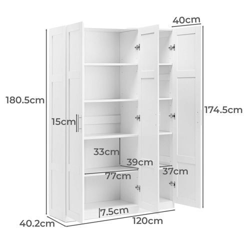 Temple & Webster Morana 3 Door Cupboard