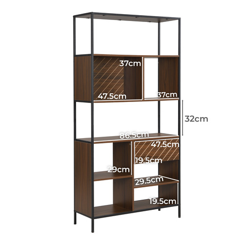 Temple & Webster Caius 8 Shelf Bookcase