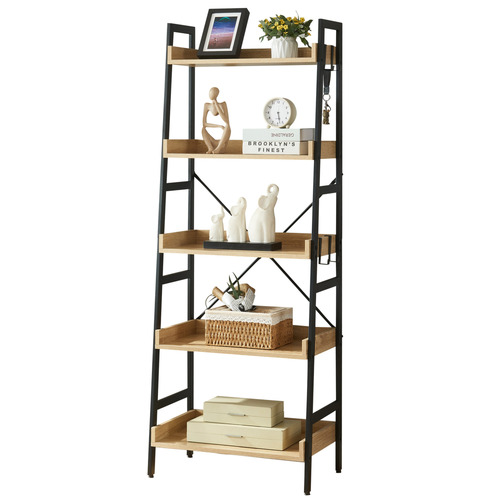 Temple & Webster Humphrey 5 Tier Ladder Shelf