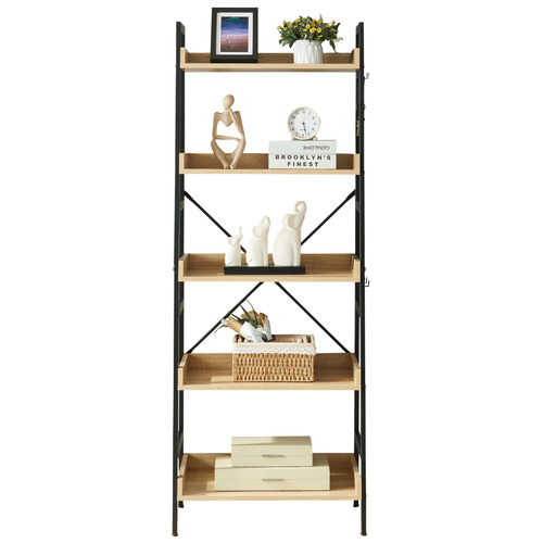 Temple & Webster Humphrey 5 Tier Ladder Shelf