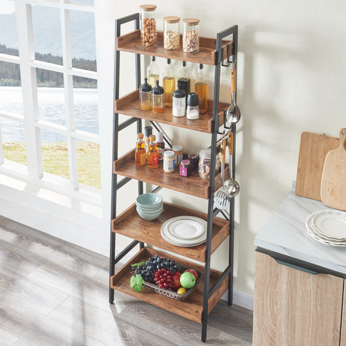 Temple & Webster Humphrey 5 Tier Ladder Shelf