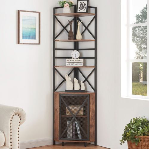 Temple & Webster Silas 6 Tier Corner Shelf