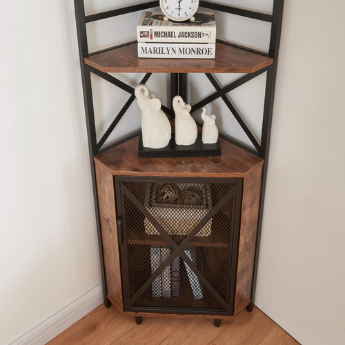 Temple & Webster Silas 6 Tier Corner Shelf