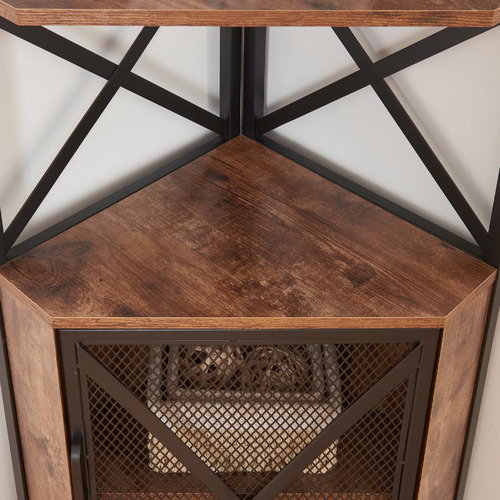 Temple & Webster Silas 6 Tier Corner Shelf