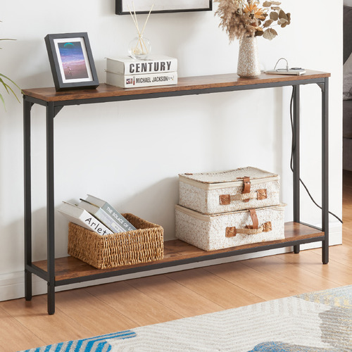 Temple & Webster Ciaran Console Table with Charging Station