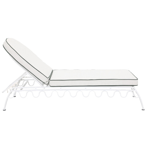 Shelly Steel Sun Lounge | Temple & Webster