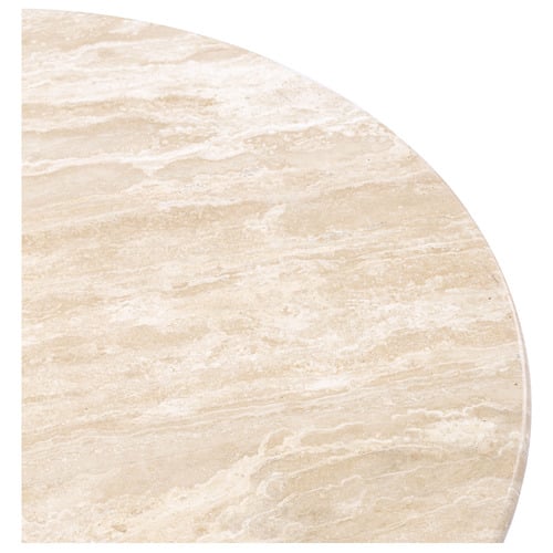 Temple & Webster Arabella Travertine Stone Coffee Table