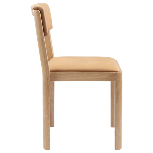Temple & Webster Alex Solid Oak Wood Dining Chairs