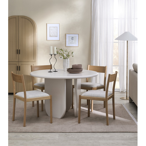 Temple & Webster Sandra Solid Beech Wood Dining Chairs