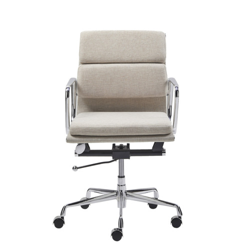 Temple & Webster Ski-Leg Writing Desk & Eames Replica Office Chair Set