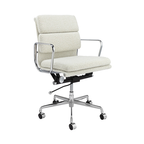 Temple & Webster Ski-Leg Writing Desk & Eames Replica Office Chair Set