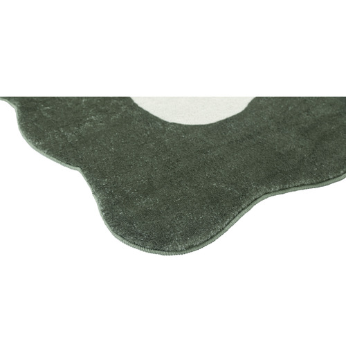 Temple & Webster Olive Skyler Wavy Machine Washable Rug