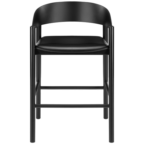 Temple & Webster 66cm Mattia Beech Wood Bar Stool