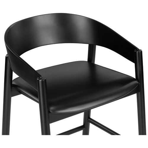 Temple & Webster 66cm Mattia Beech Wood Bar Stool