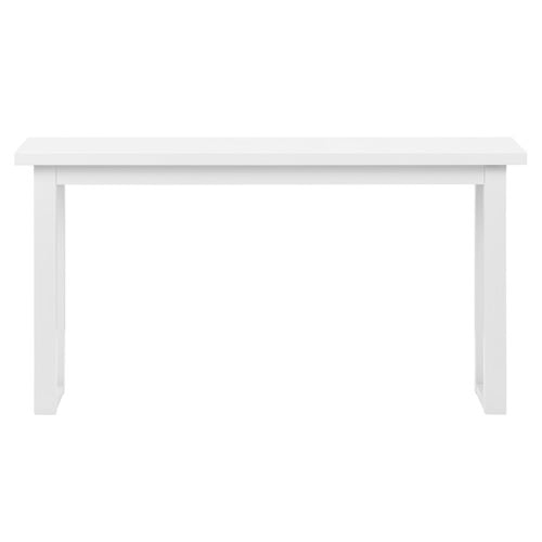 Temple & Webster Ski-Leg Oak Wood Console Table