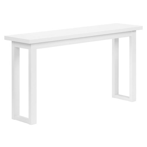 Temple & Webster Ski-Leg Oak Wood Console Table