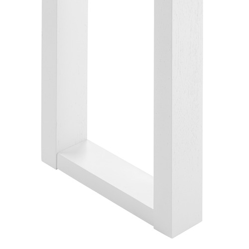 Temple & Webster Ski-Leg Oak Wood Console Table