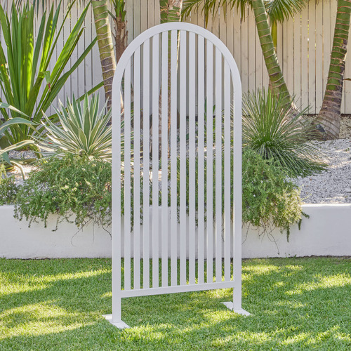 Temple & Webster Arch Aluminium Outdoor Privacy Screen