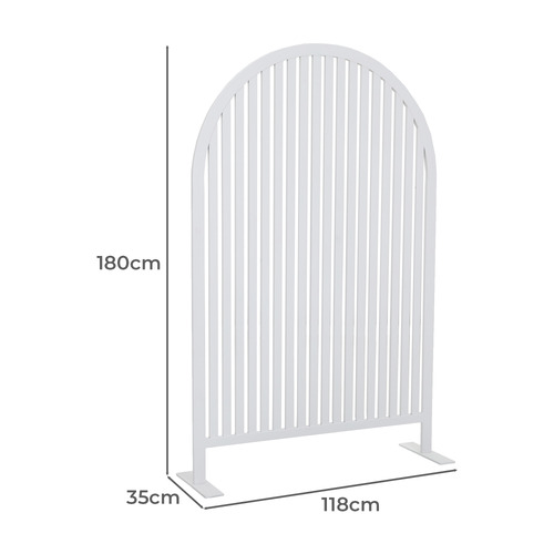 Temple & Webster Arch Aluminium Outdoor Privacy Screen