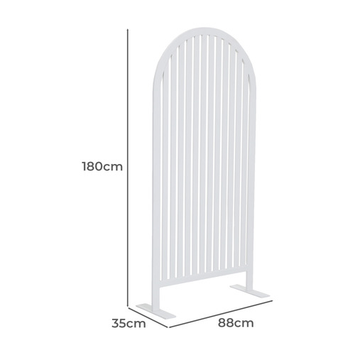 Temple & Webster Arch Aluminium Outdoor Privacy Screen